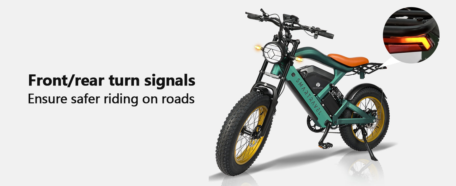 SMARTRAVEL GPS Electric Bike for Adults,Ebike with Real-time Positioni ...
